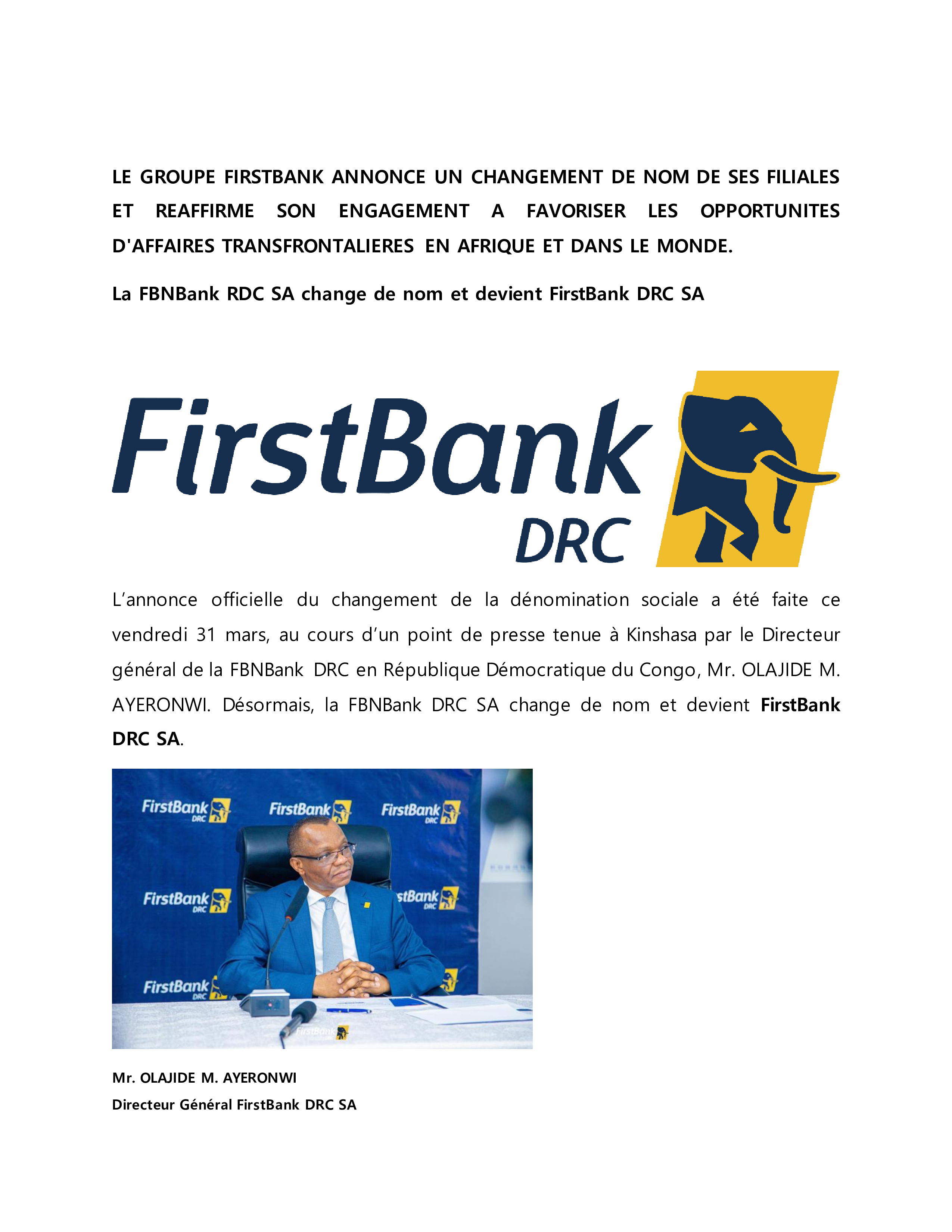 Le plus grand site d'information en république démocratique du congo